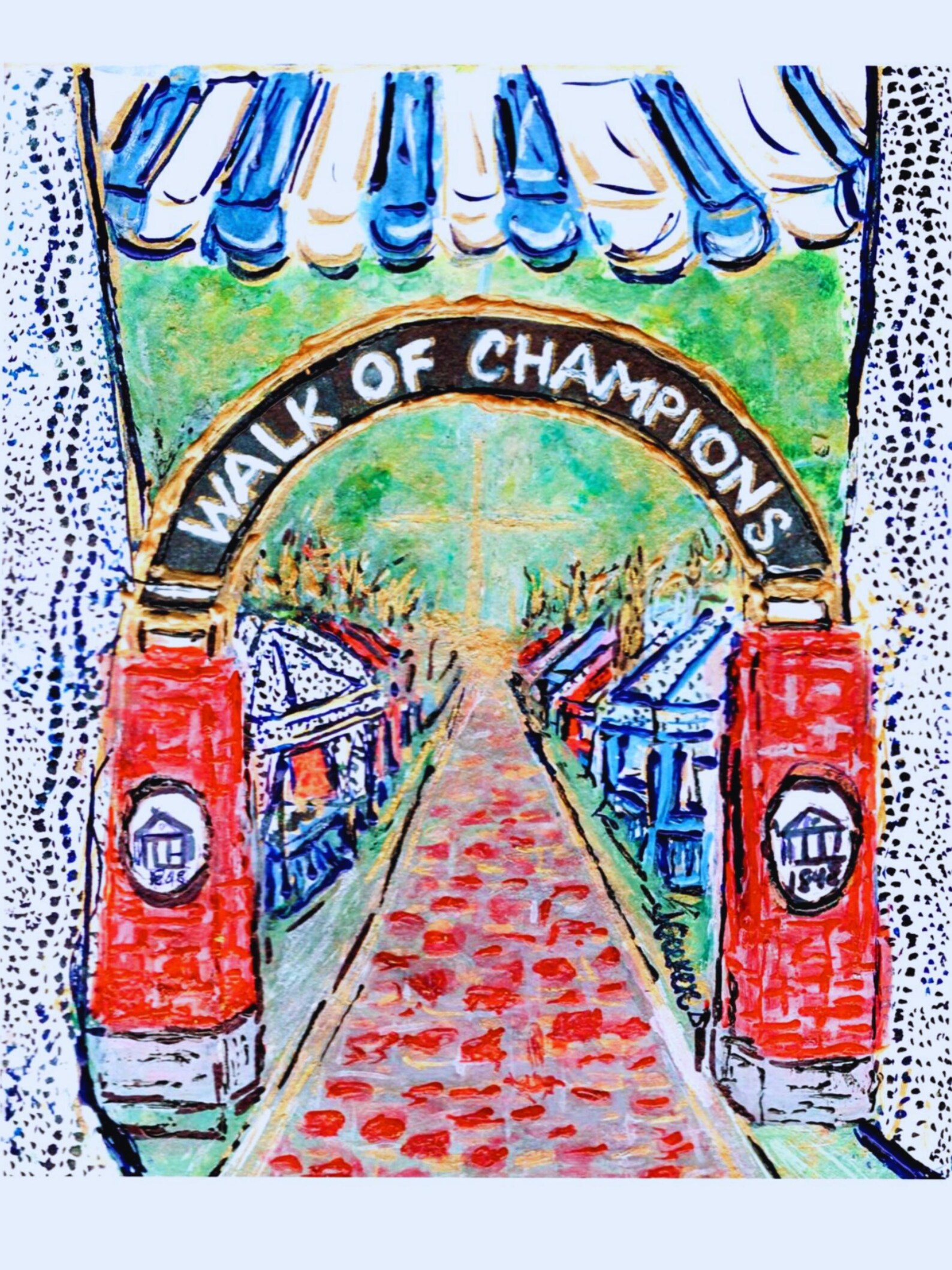 Ole Miss Game Day| Original Art by Joanna Geeker| Fine Art Archival ...