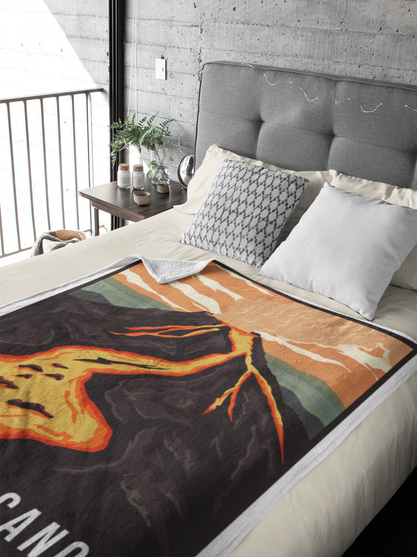 HAWAII VOLCANOES BLANKET | National Park Fleece/sherpa Blanket ...