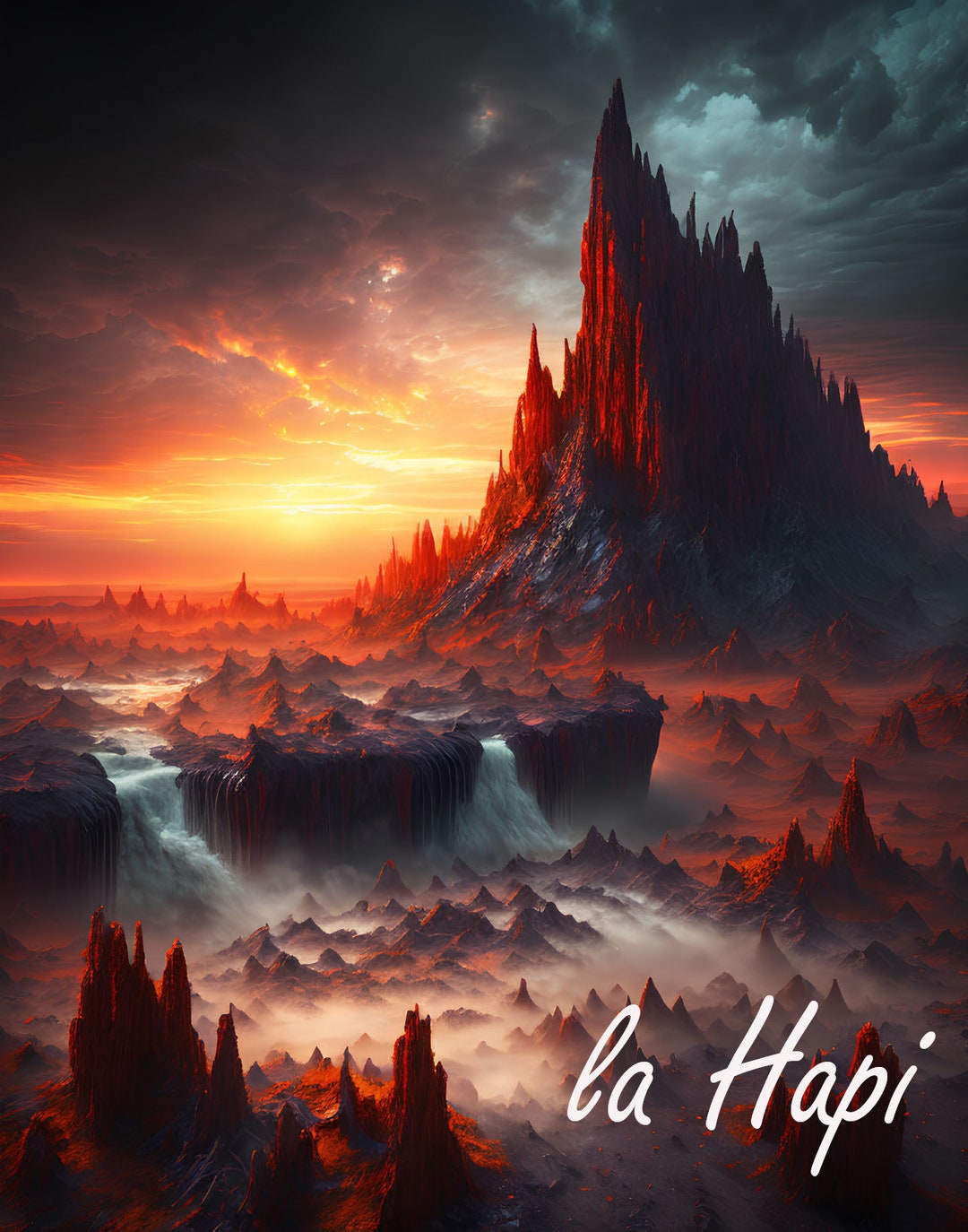 Apocalyptic Vision Apocalypse Painting Canvas Wall Art Images Unique ...