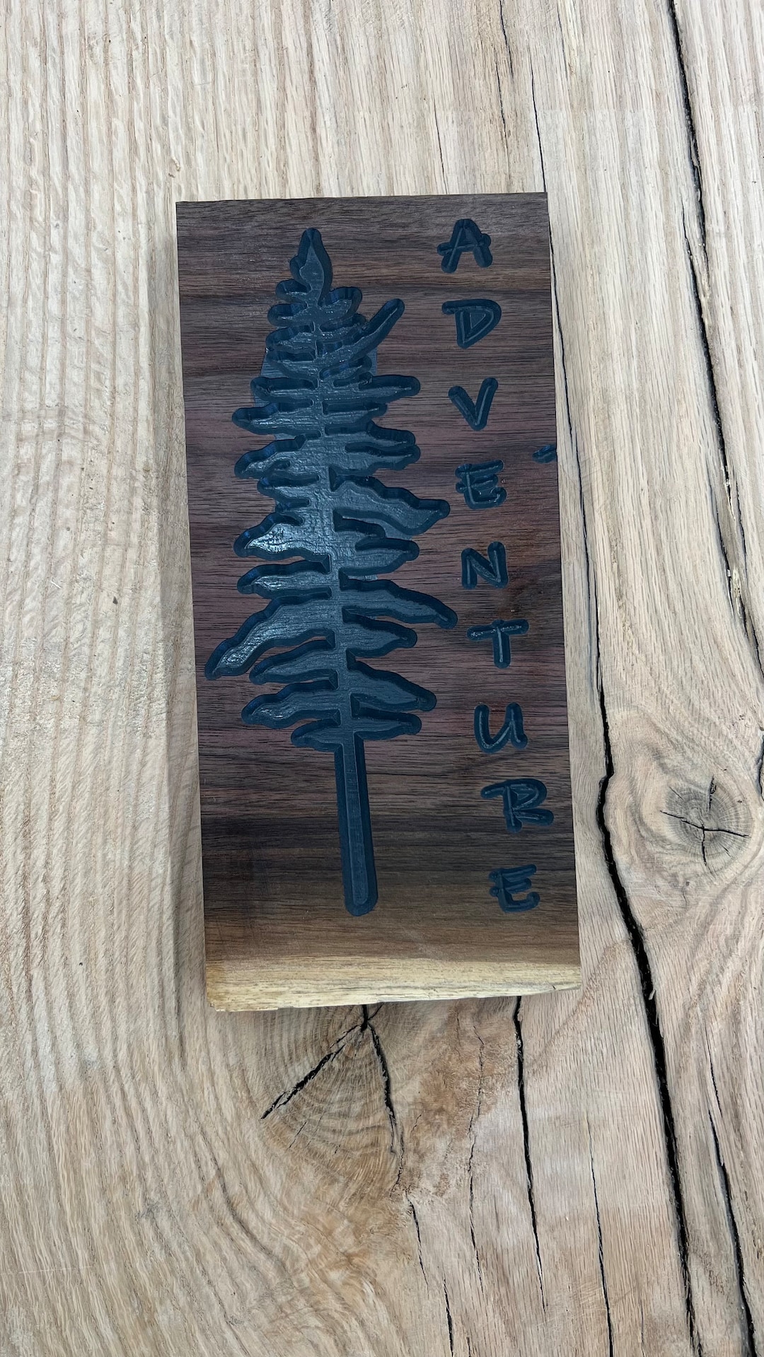 Adventure Sign, Wood Carved Sign, Pine Tree, Outdoors, Decor, Engraved ...