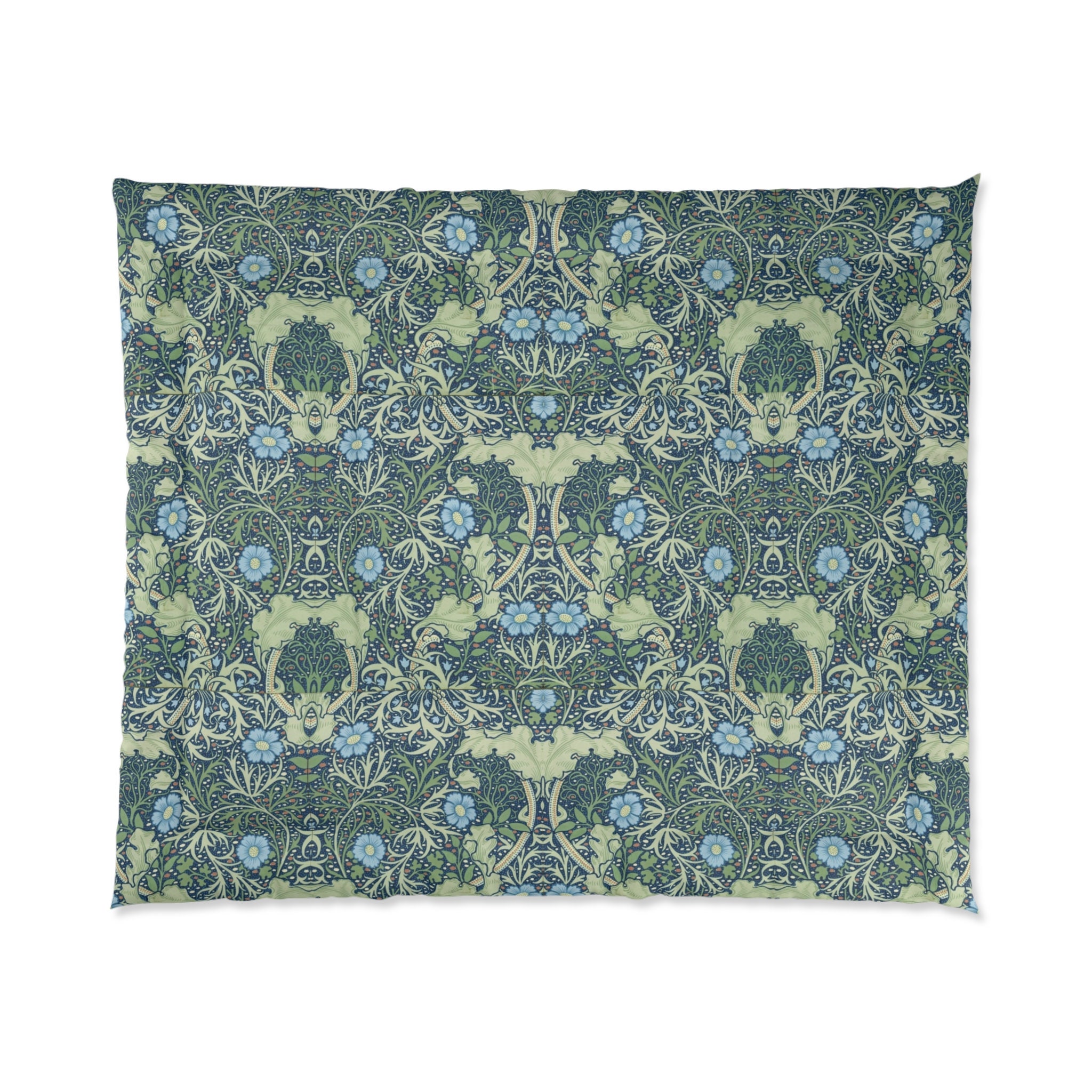 Vintage William Morris Floral Comforter Luxurious Comforter Summer ...