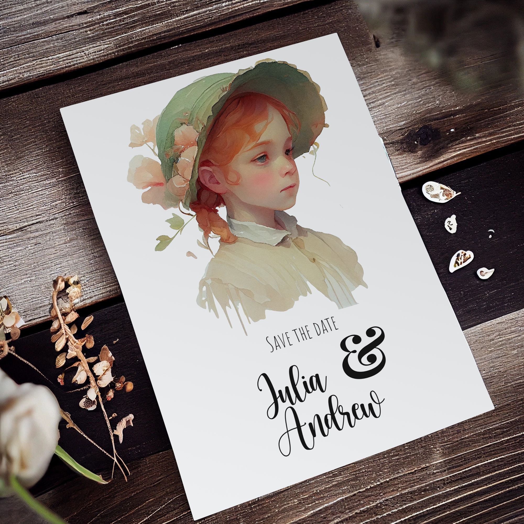 Anne of Green Gables Watercolor Clipart Set Beloved - Etsy