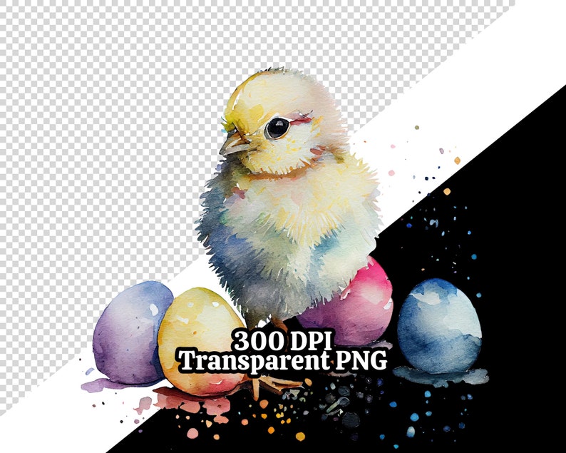 Easter Cute Chicks Clipart Bundle Baby Chickens Easter - Etsy