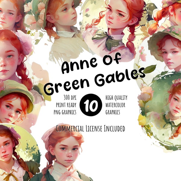 Anne of Green Gables Svg - Etsy