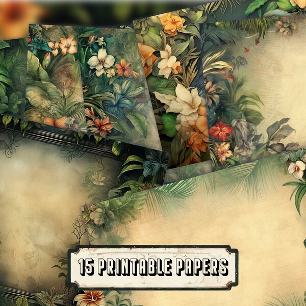 Jungle Wallpaper Printable - Etsy