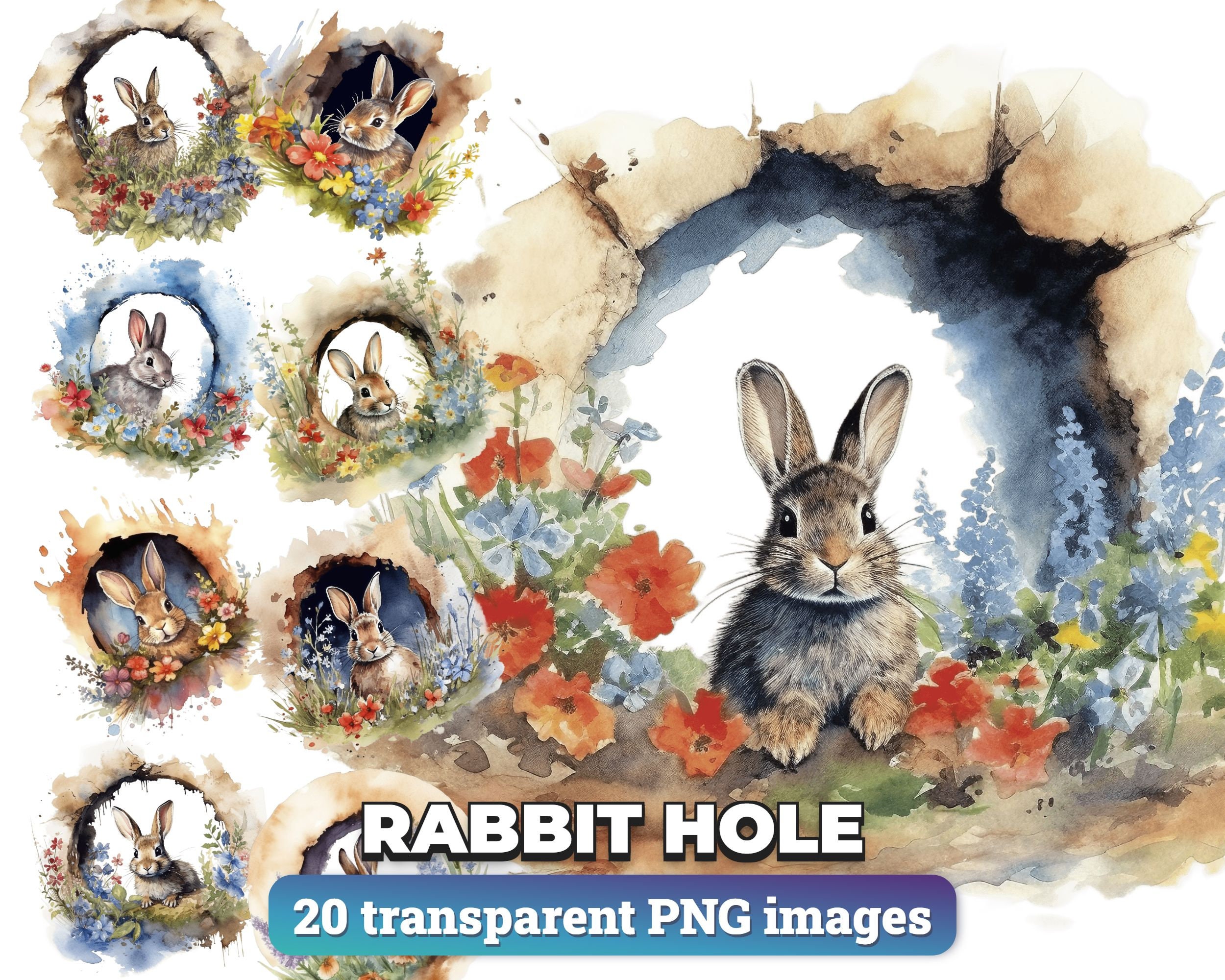 Rabbit Hole Clipart