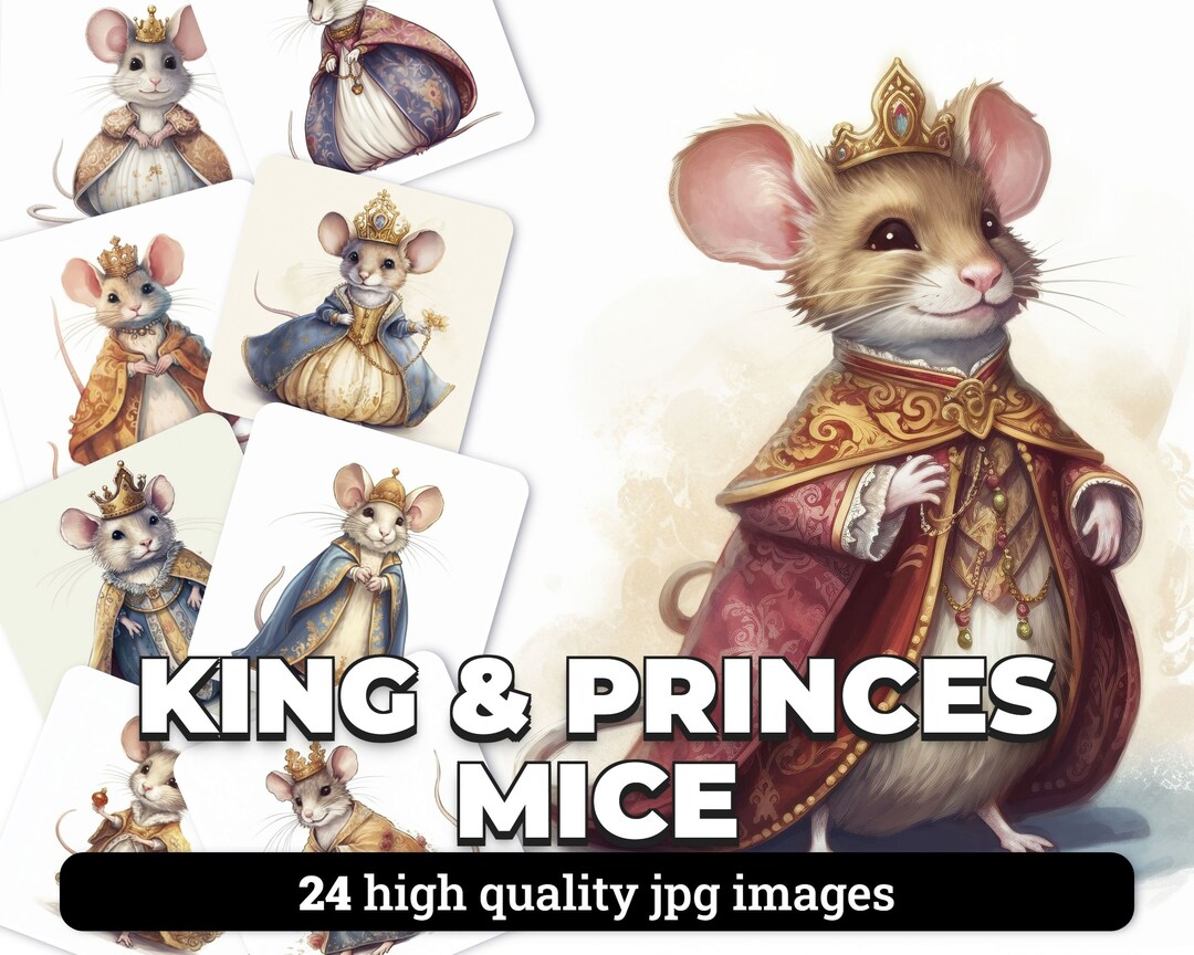 King & Princes Mice - 24 High Quality JPG Images - Commercial Use ...