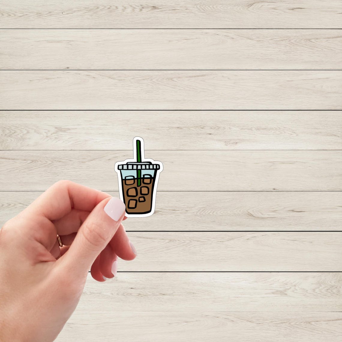 Iced Coffee Sticker | Iced Coffee Sticker, Coffee Sticker, Coffee ...