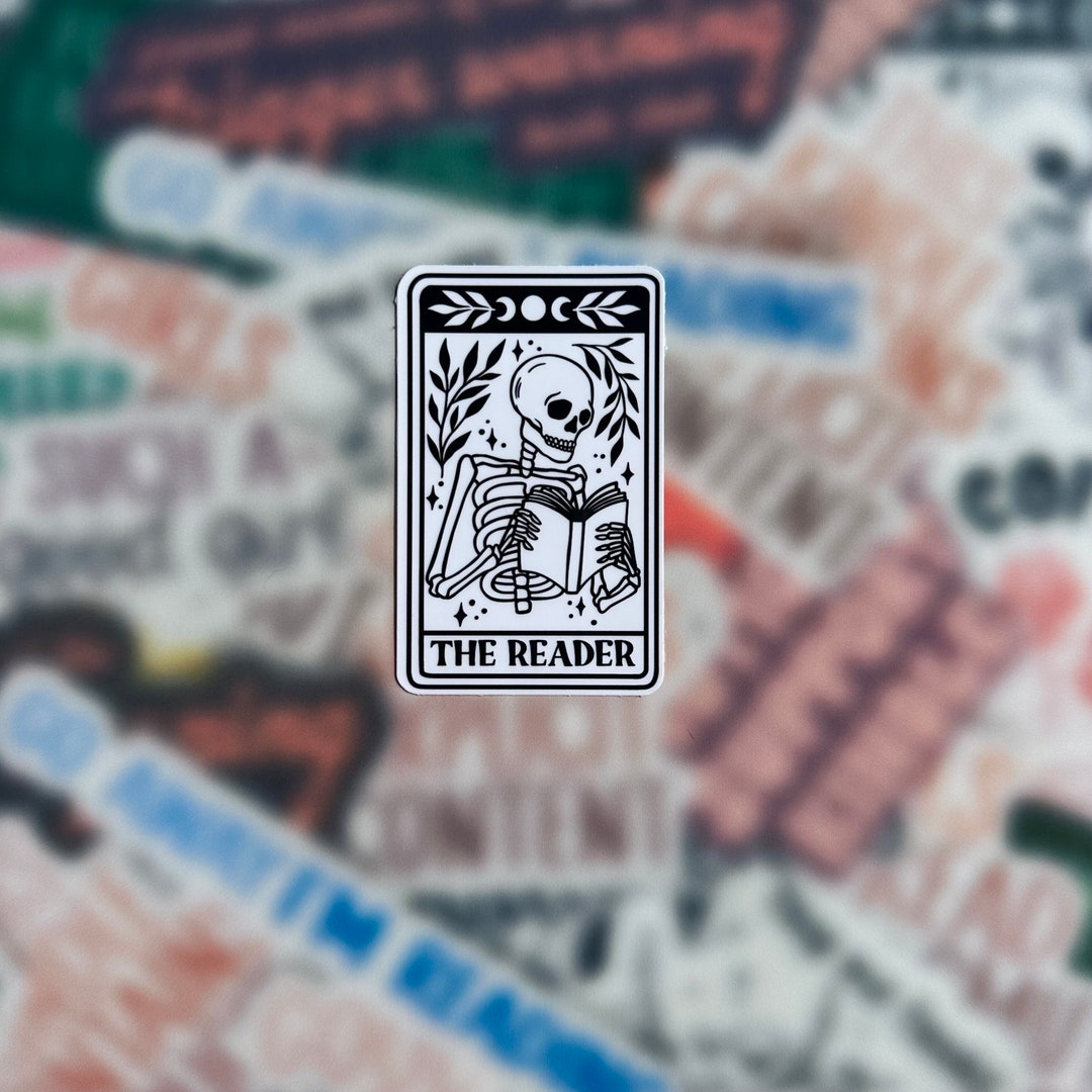 Bookish Tarot Card Sticker Bookish Sticker, Smut Lover, Kindle or ...