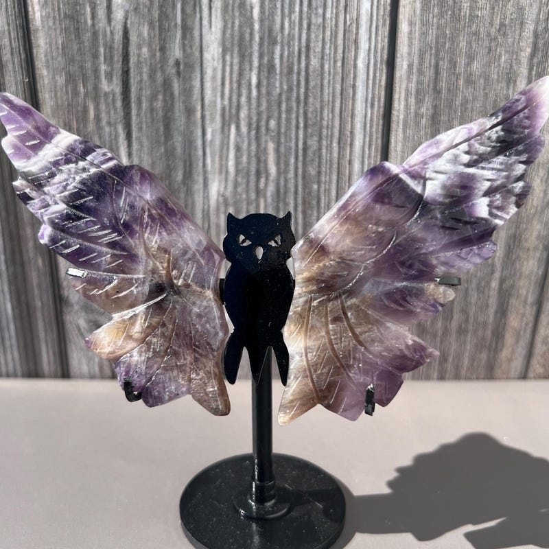 Amethyst Owl - Etsy