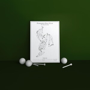 Ferndown Golf Club Course Map - Etsy UK