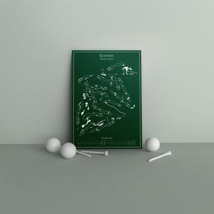 Ganton Golf Course Map - Etsy UK