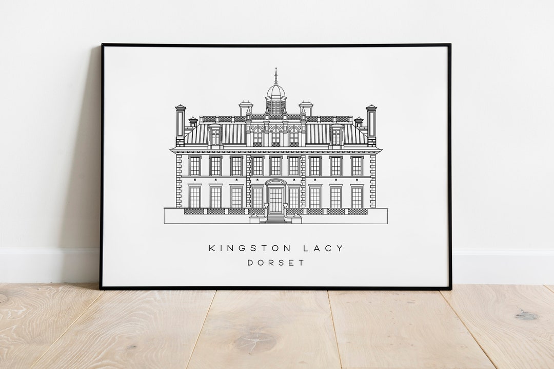Kingston Lacy Line Illustration - Etsy
