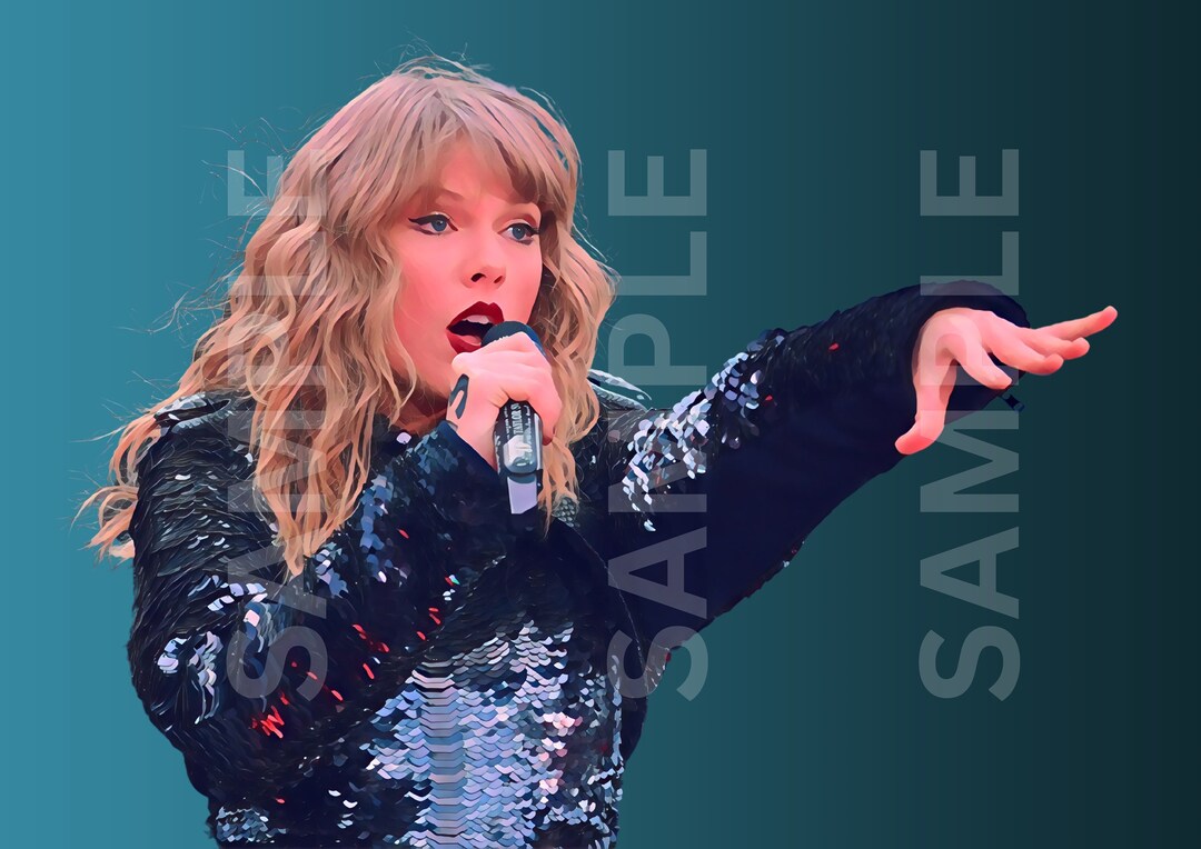 Taylor Swift A4 Poster Reputation Tour Gift Art Print digital - Etsy