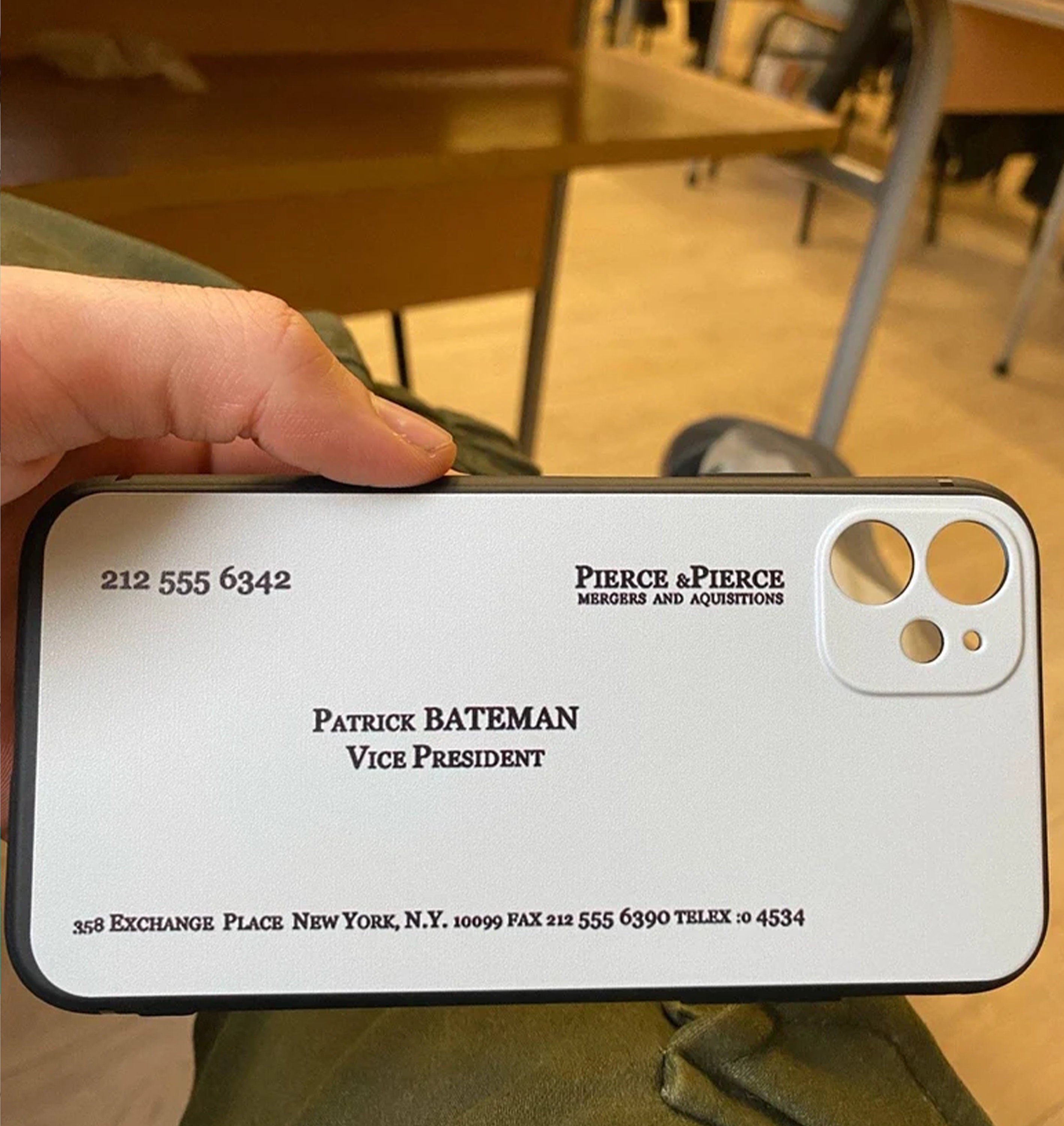 The Patrick Bateman iPhone Case - Etsy