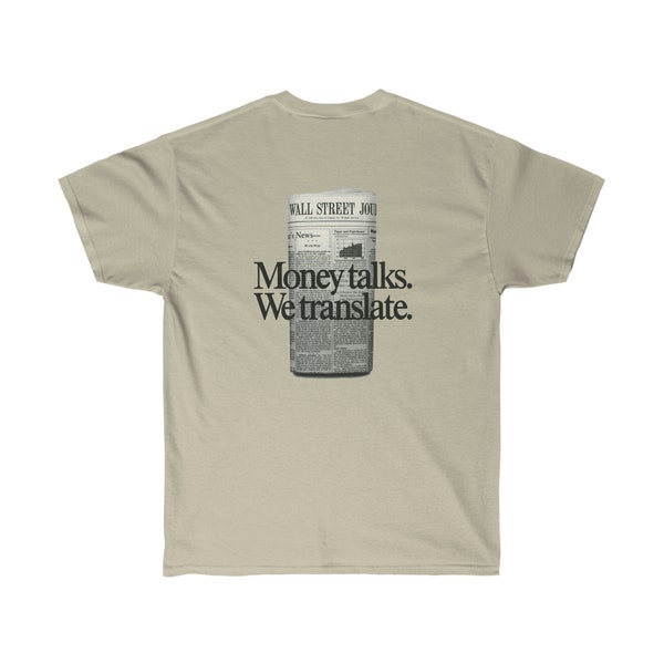 Money Talks We Translate Shirt - Etsy
