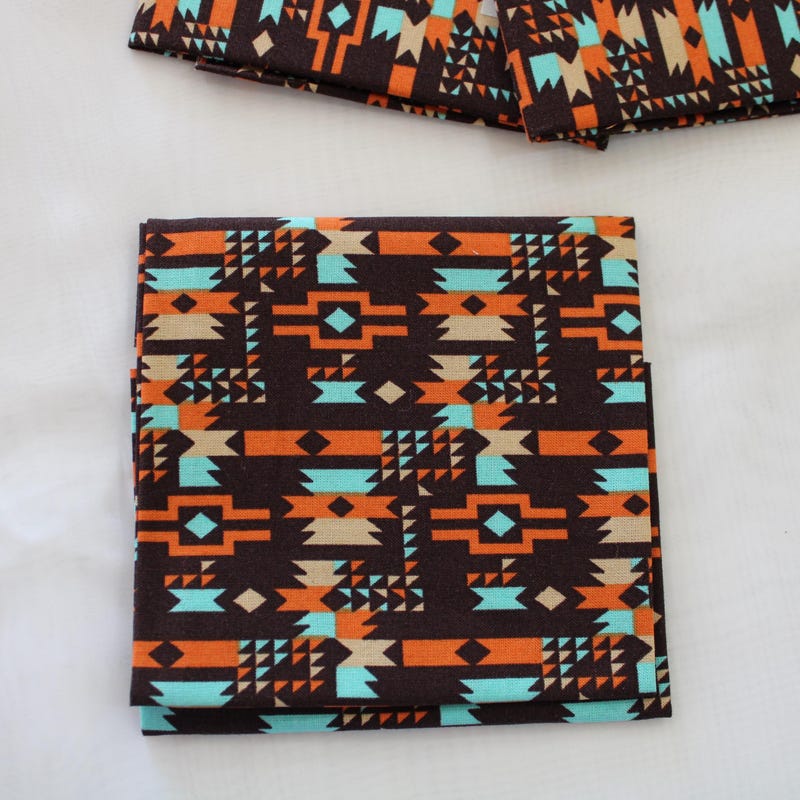 Aztec Print Cotton Fabric - Etsy