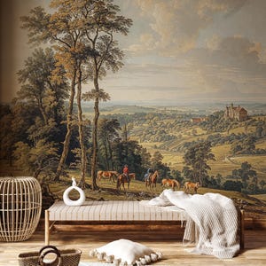 Scene Wallpaper, Scenic Wallpaper Mural, Countryside Wallpaper, Scenic ...