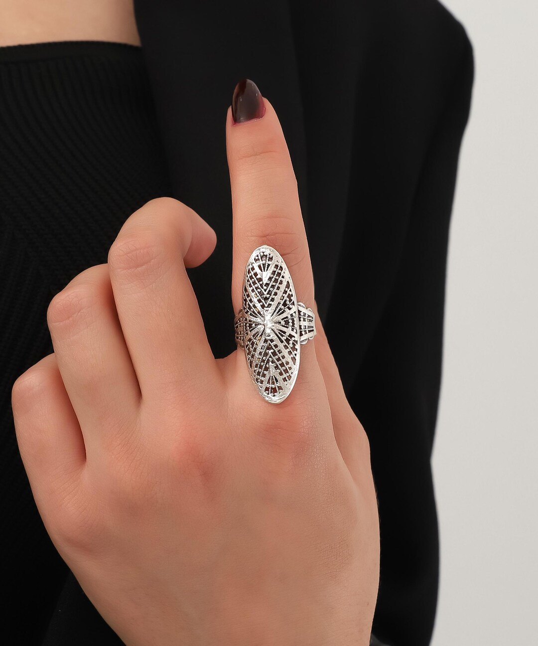 Rings Pointer Finger,gothic Rings for Women,rings for Women,full Finger ...