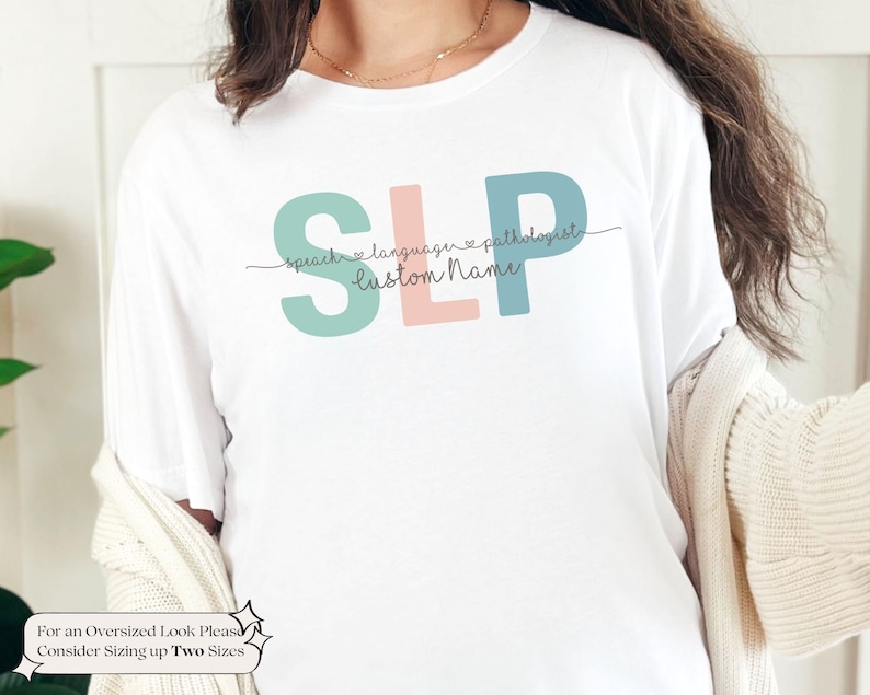 Custom Slp Shirt, Speech Language Pathologist Shirts, Speech Therapy T ...