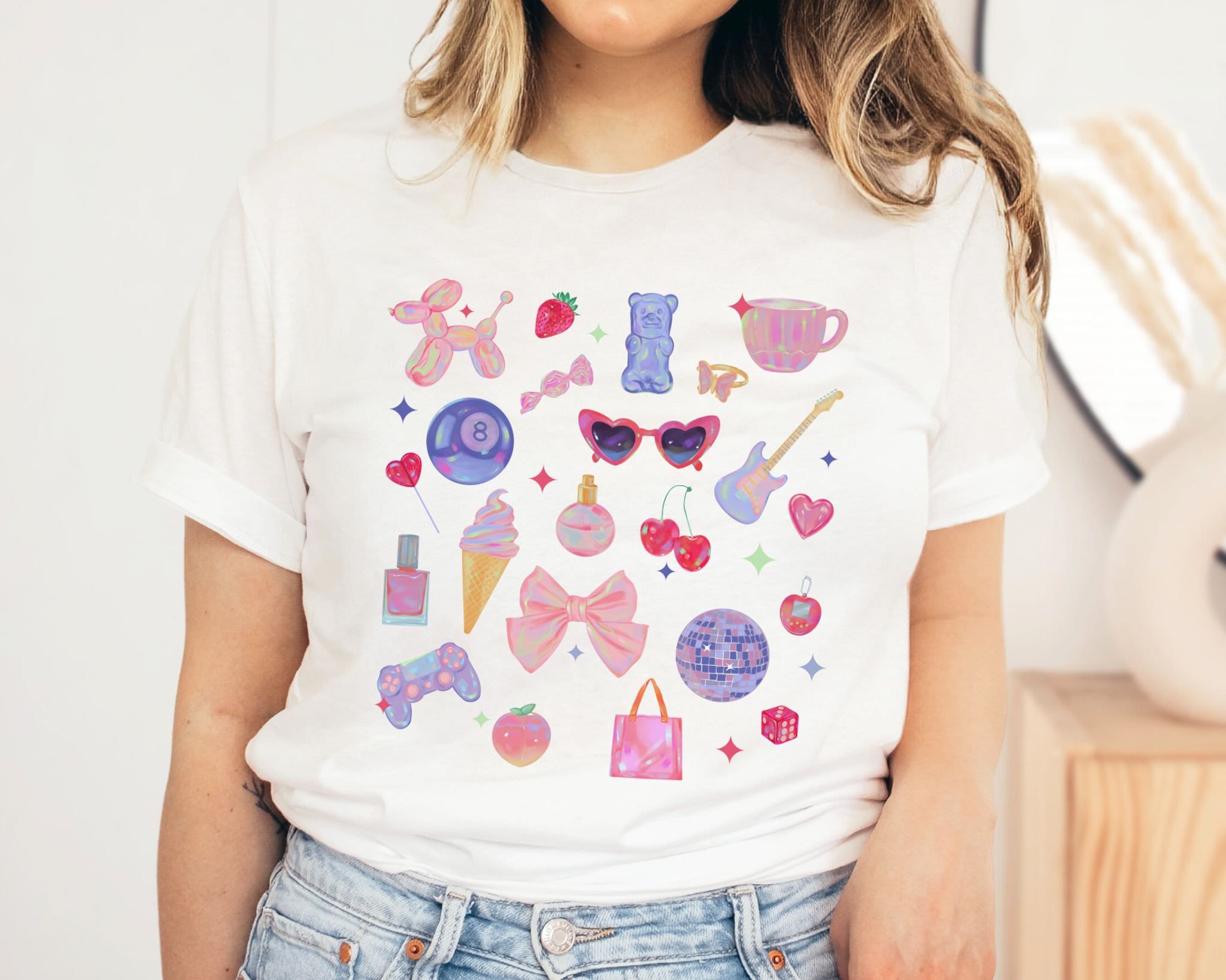 Trendy Pop Culture Shirt, 90s Nostalgia Gift, Soft Girl Aesthetic Tee ...