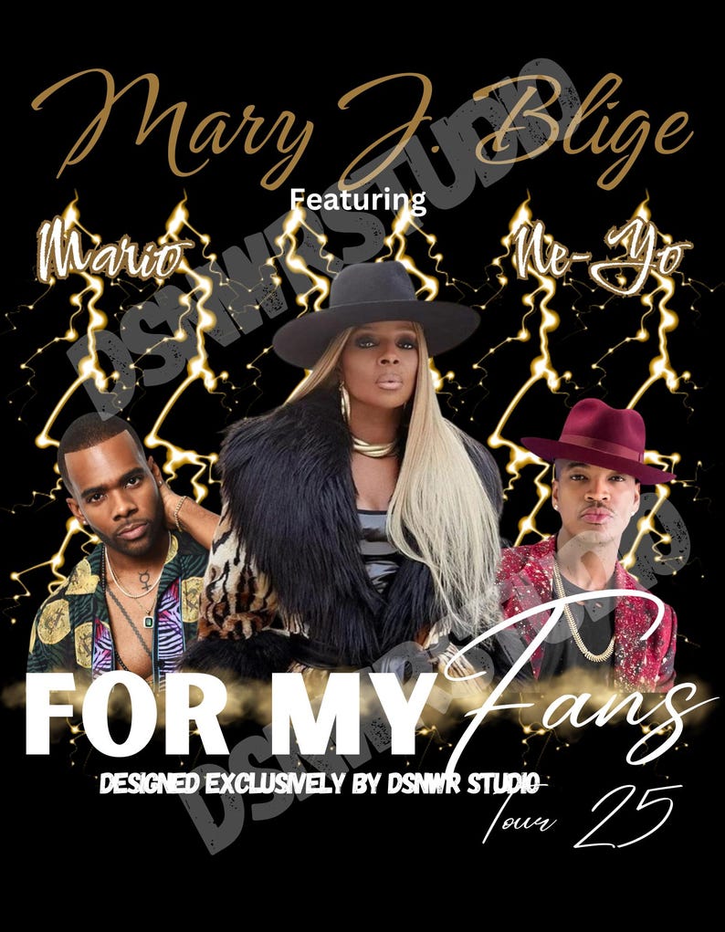 Mary J Blige the for My Fans Tour, Mary J PNG, Mary PNG, Mary J Blige Digital Download - Etsy