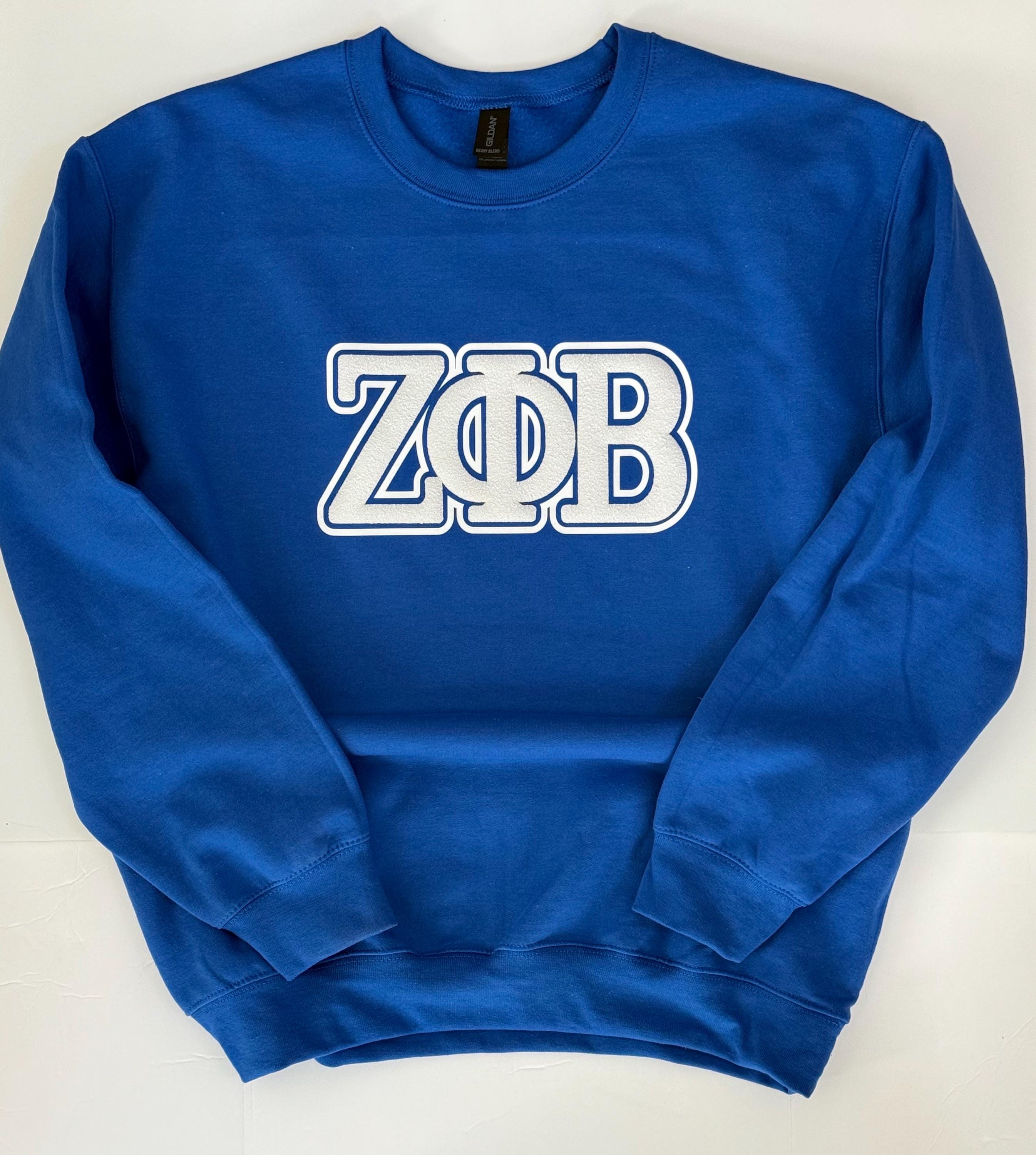 Zeta Phi Beta Sweatshirt, Puff Print, ZPB, Greek Wear, Zeta Phi Beta T ...