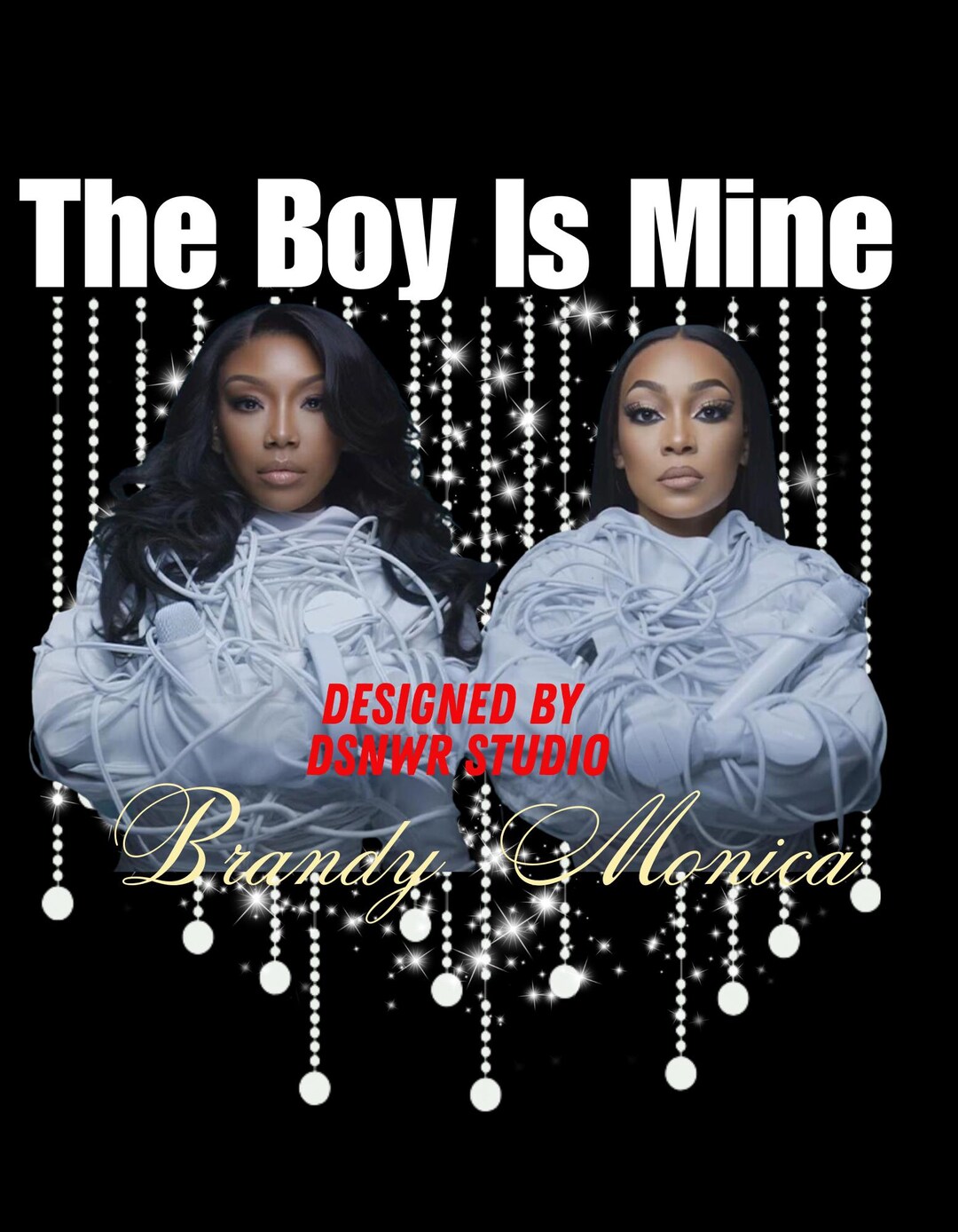 Monica and Brandy Tee, the Boy is Mine Concert, Monica Tee, Brandy Tee ...