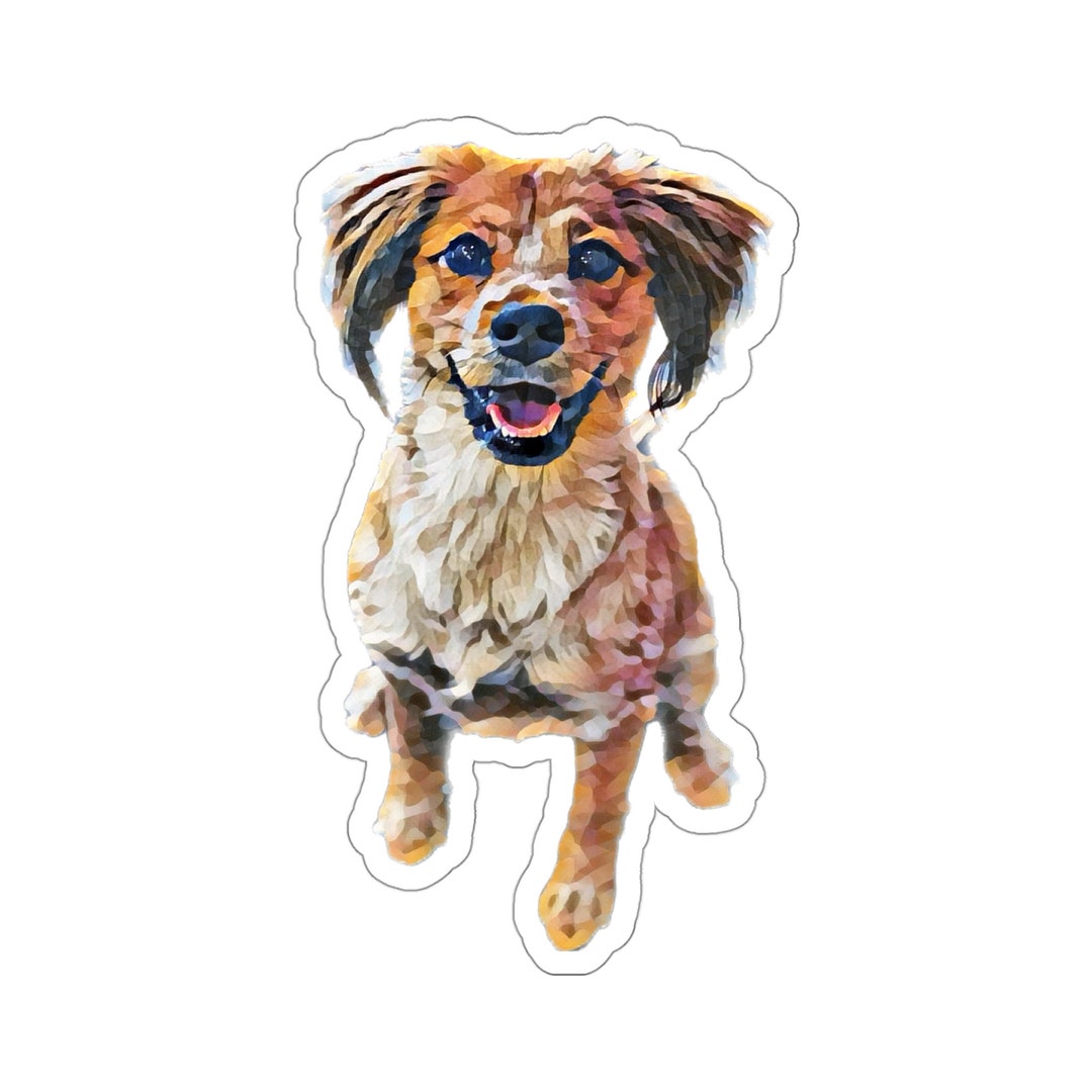 Dixie Cutest Little Mutt Kiss-cut Stickers - Etsy
