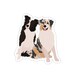 Aussie and Border Collie Herding Duo Kiss-cut Stickers - Etsy