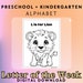 Preschool + Kindergarten Letter of the Week Uppercase + Lowercase ...