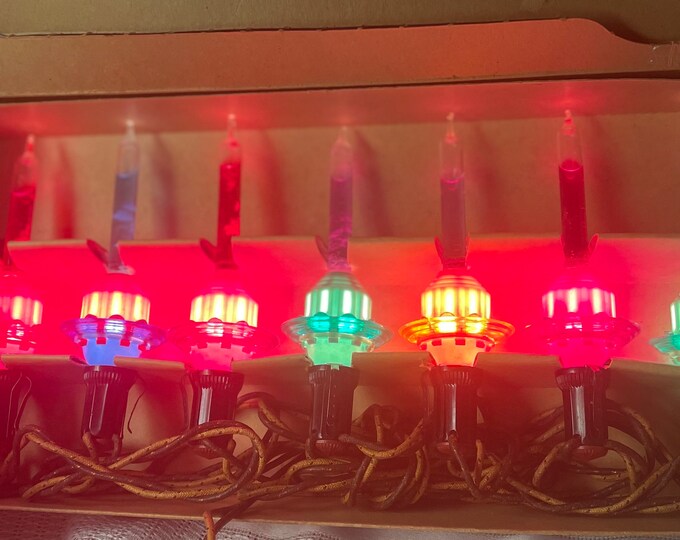 Vintage Paramount Bubble Bubbling Christmas Tree Saucer Lights - Etsy