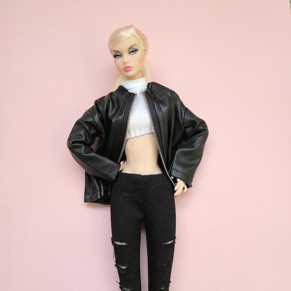 Barbie Leather Jacket - Etsy