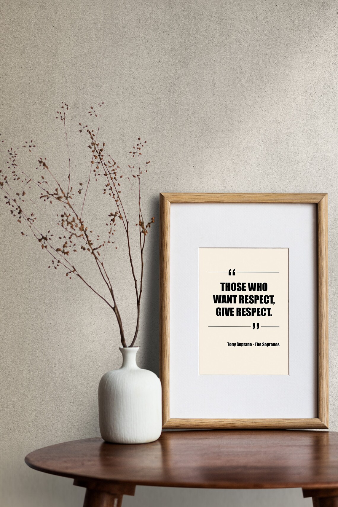 Quote the Sopranos | Tony Soprano | James Gandolfini | TV Poster ...