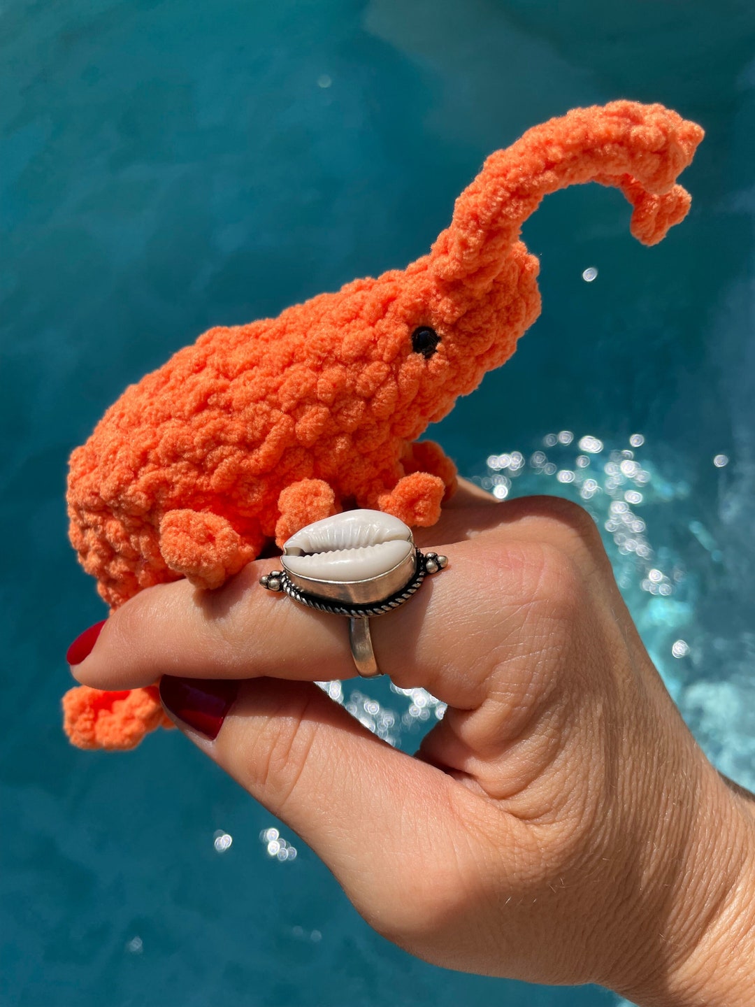 Mini Shrimp | Mini Crochet | Lucky Charm | Best Friend Gift | Anti ...