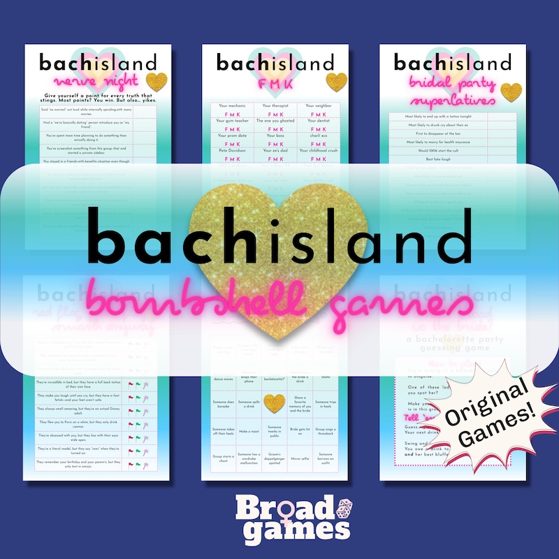 Love Island Template - Etsy
