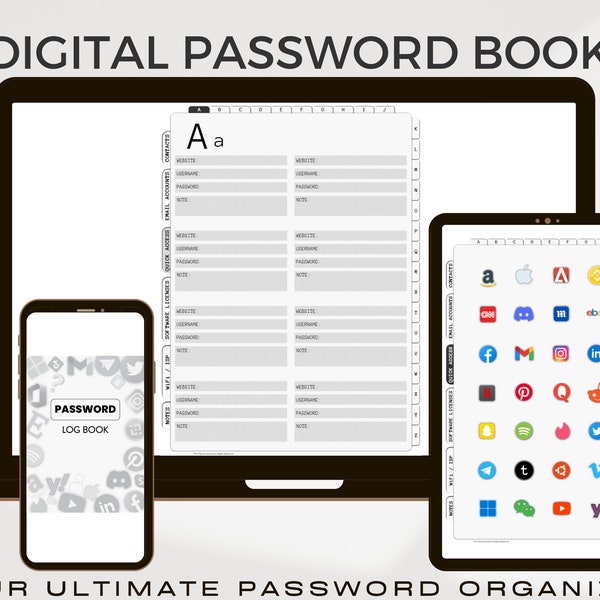 Password Keeper - Etsy