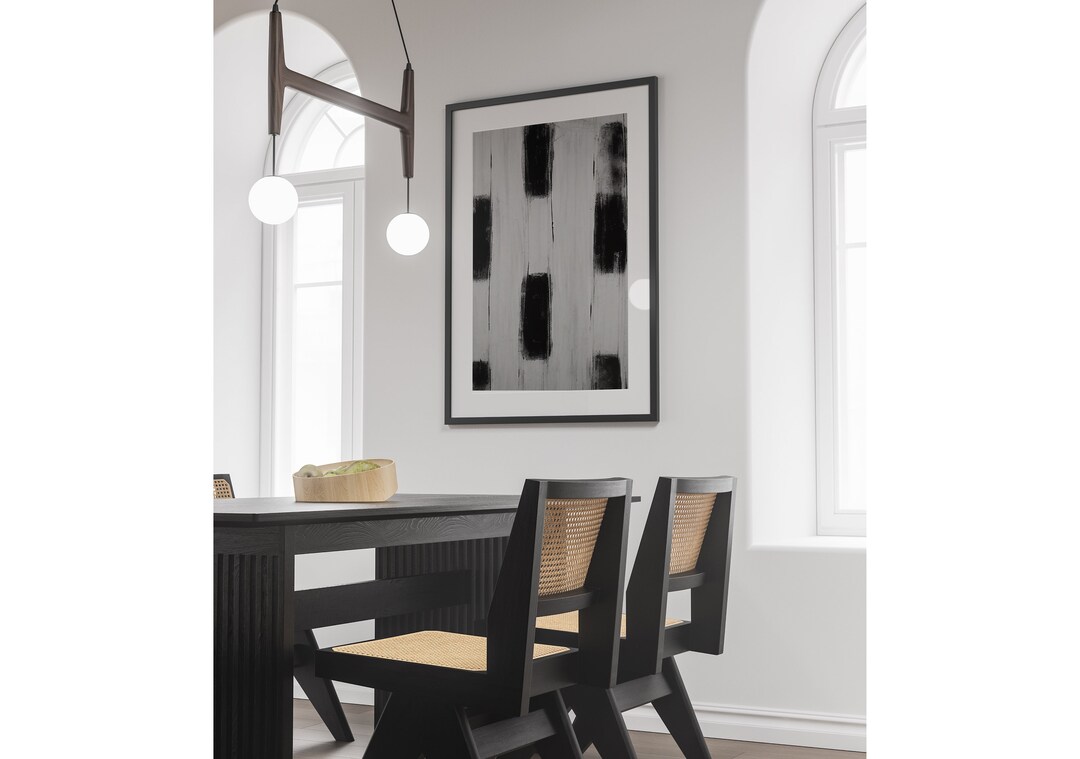 Darkness Over White. (mid Century Modern, Black and White, Black ...