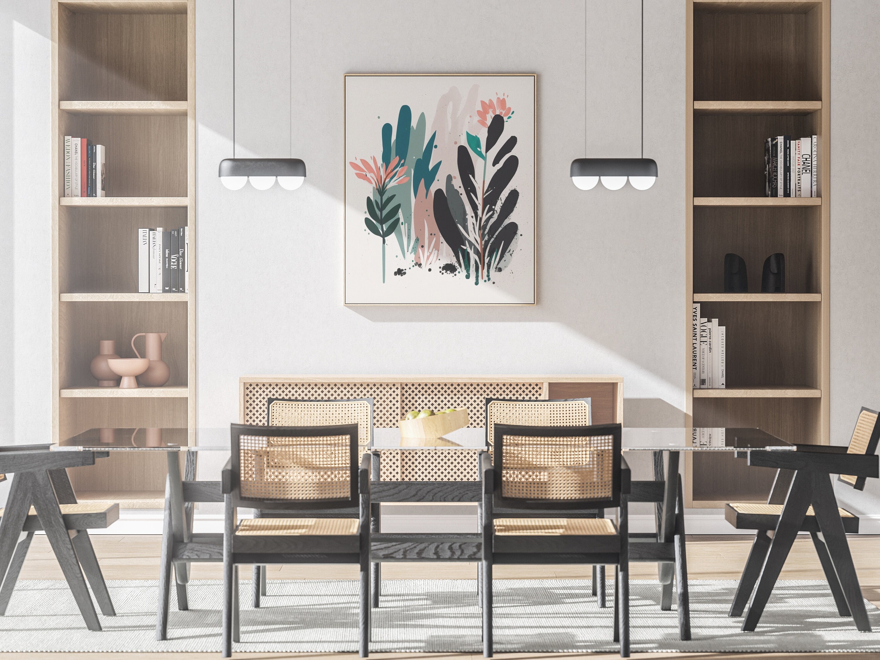 Mid Century Modern Gauche Abstract Art (mid Century Modern Wall Art ...