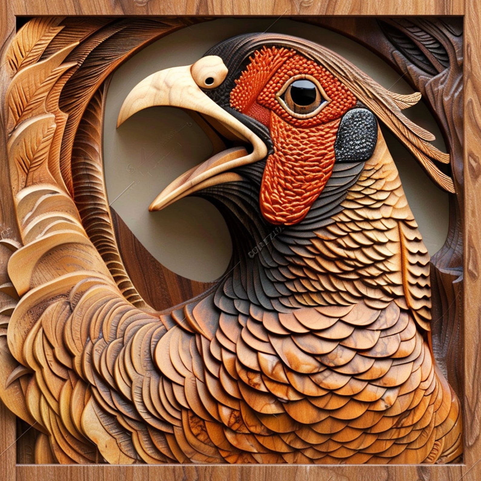 3D Bird Laser Engrave File: Pheasant Design (PNG, SVG) - Etsy UK