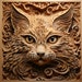 3D Cat Illusion Laser Engrave File: Lightburn Ready (PNG, SVG) - Etsy