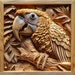 3D Bird Laser Engrave File: Parrot, Eagle, Hummingbird (PNG, SVG) - Etsy