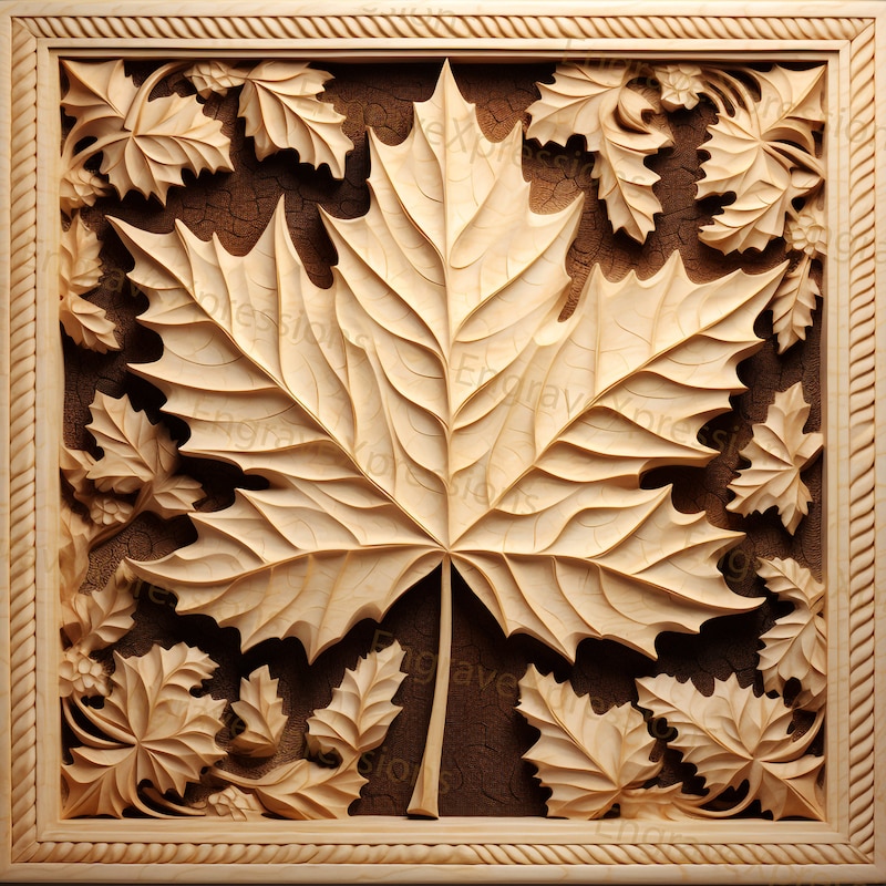Maple Leaf Plaque - Etsy