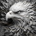 3D Eagle Head Laser Engrave File: PNG, SVG (digital Download) - Etsy