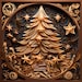 3D Christmas Tree Laser Engrave File: Illusion PNG, Lightburn Ready ...