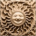 3D Smiling Sun Laser Engrave File: Lightburn Ready PNG (digital ...