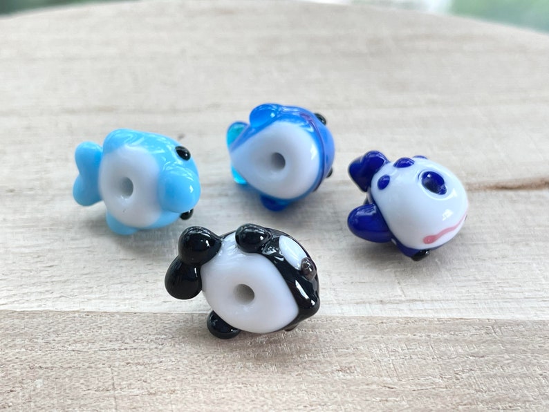 Dolphin / Killer Whale / Whale Shark / Whale Glass Beads, 1 Pc, Orca ...