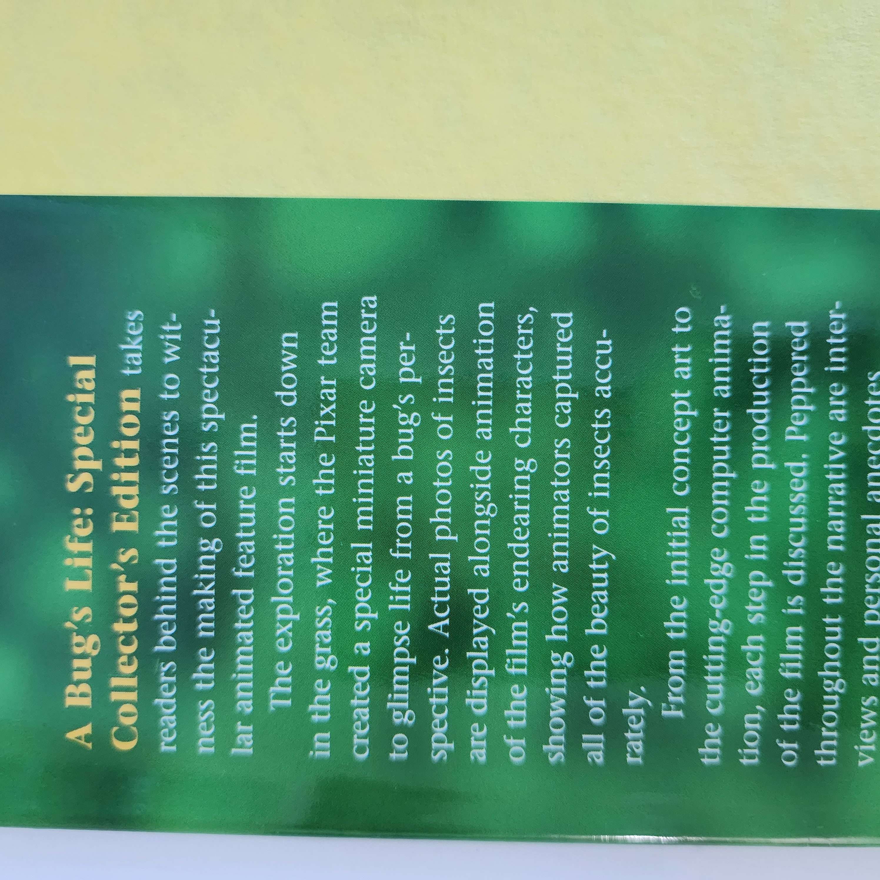 A Bug's Life by Jeff Kurtti 1998, Hardcover Collector's Edition - Etsy