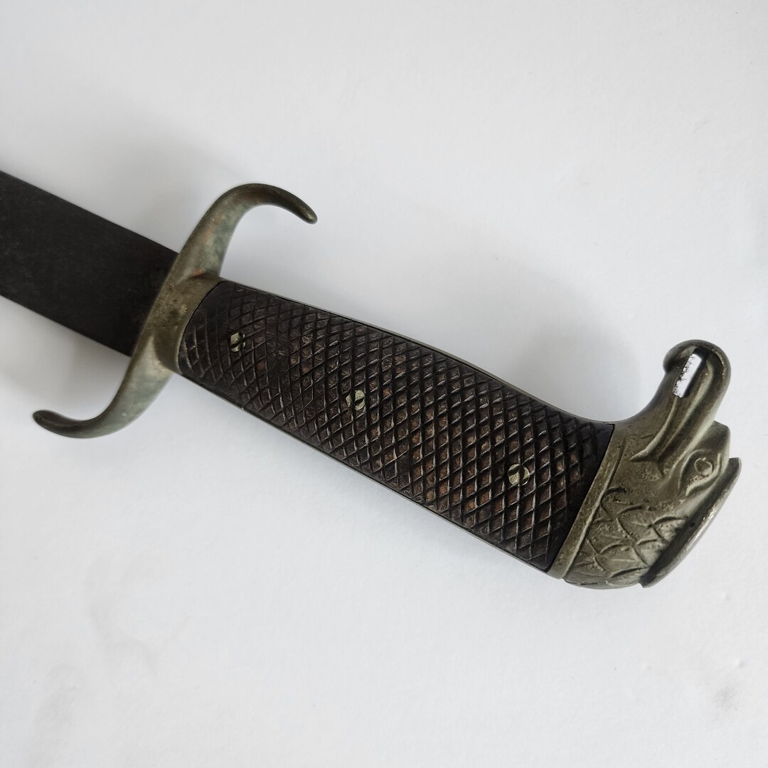 Rare South American Sword Eagle Head Brass Pommel Numbered and Maker ...