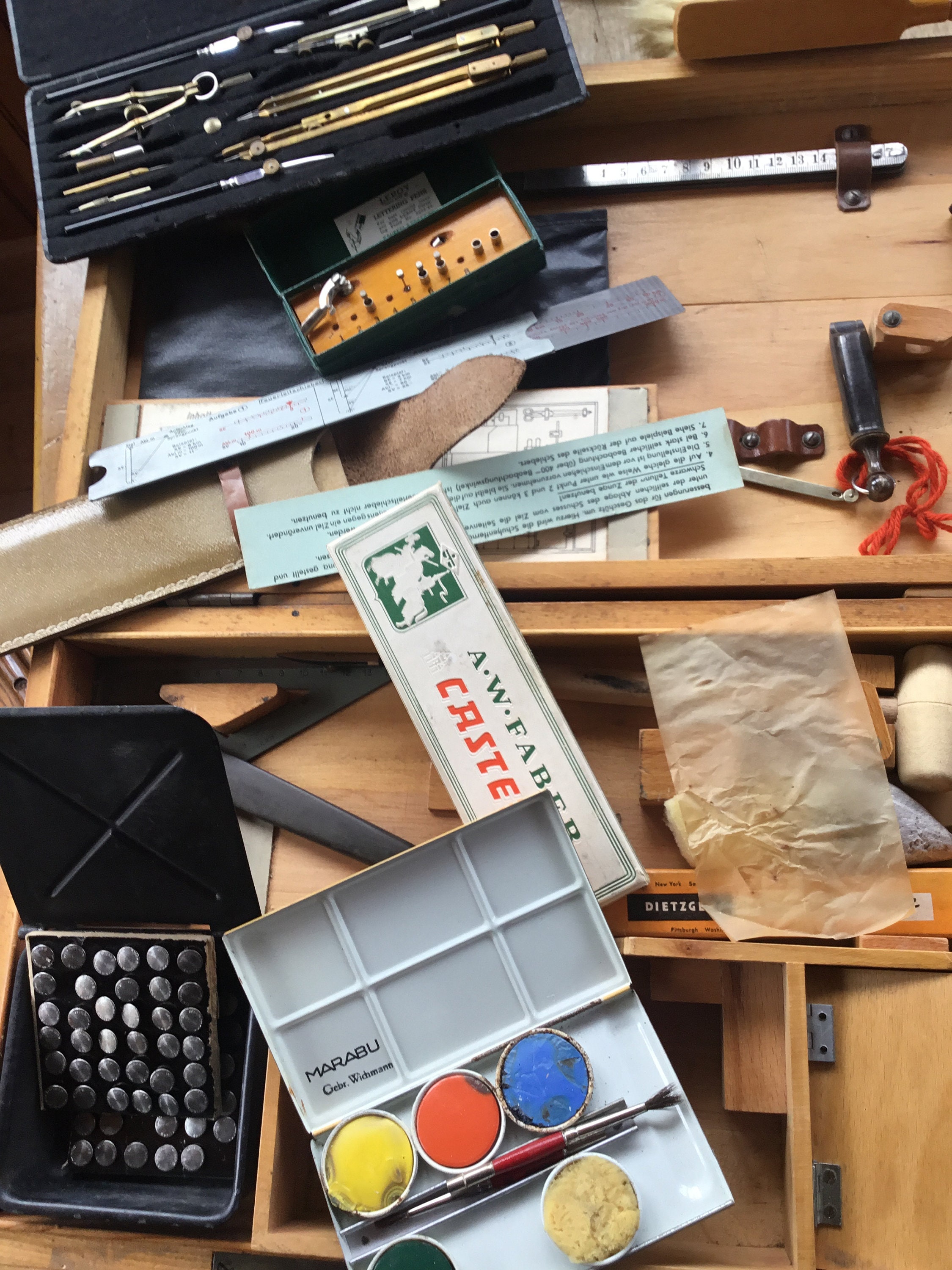 Old WW2 German Map Makers Planning Box - Etsy